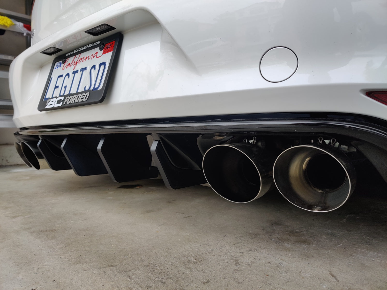 2015-2017 MK7 Golf-R Rear Diffuser Fins – Legit Speed Designs