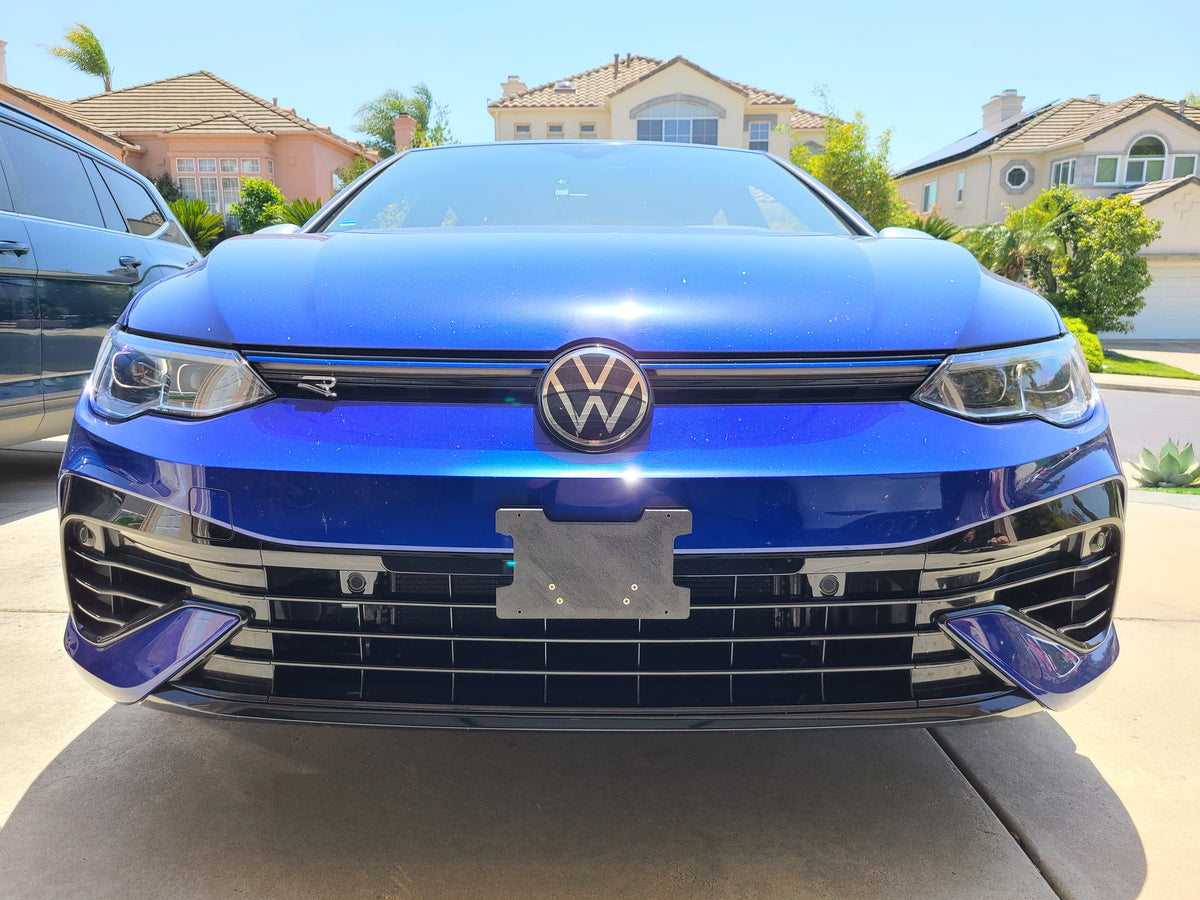 2022-2024 MK8 Golf-R Front Center Mount License Plate Bracket – Legit ...